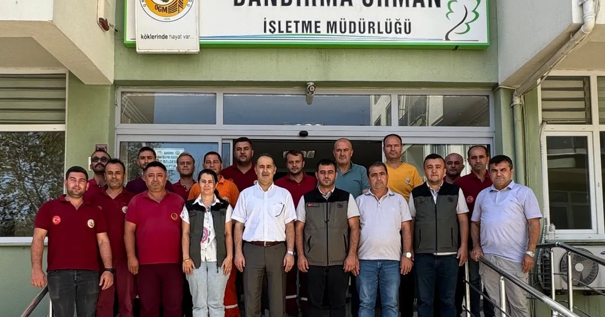 KAYMAKAM AKSAKAL ORMAN PERSONELİYLE BULUŞTU - Marmara Yaşam